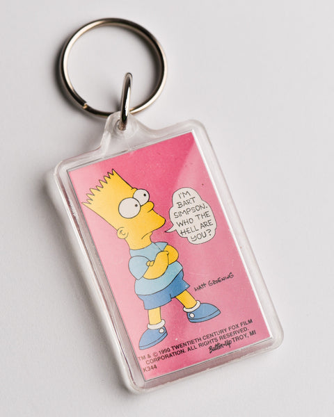 The Simpsons Vintage Deadstock Keychain - Bart – Pinky's Melbourne