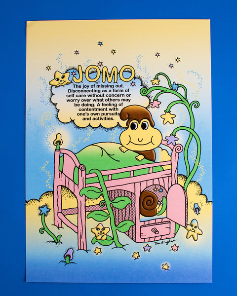 Tom Bingham - A3 print - Jomo – Pinky's Melbourne