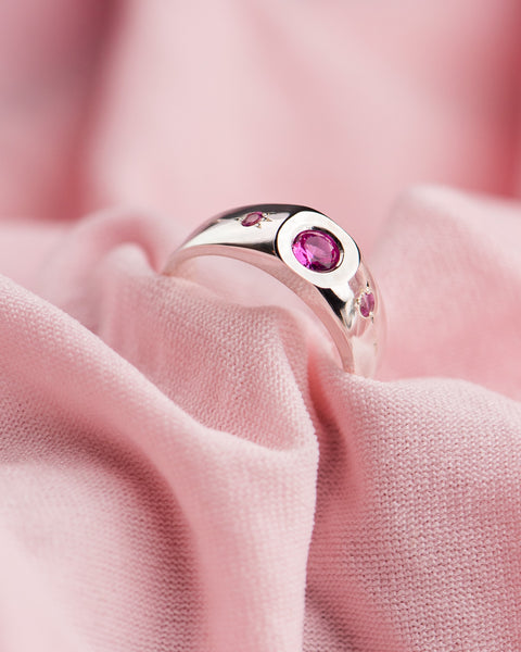 Jake Cheeseman - Tulip Ring Silver – Pinky's Melbourne