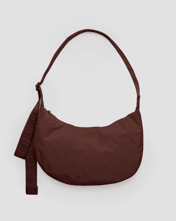 Baggu - Medium Nylon Crescent Bag - Mahogany – Pinky's Melbourne