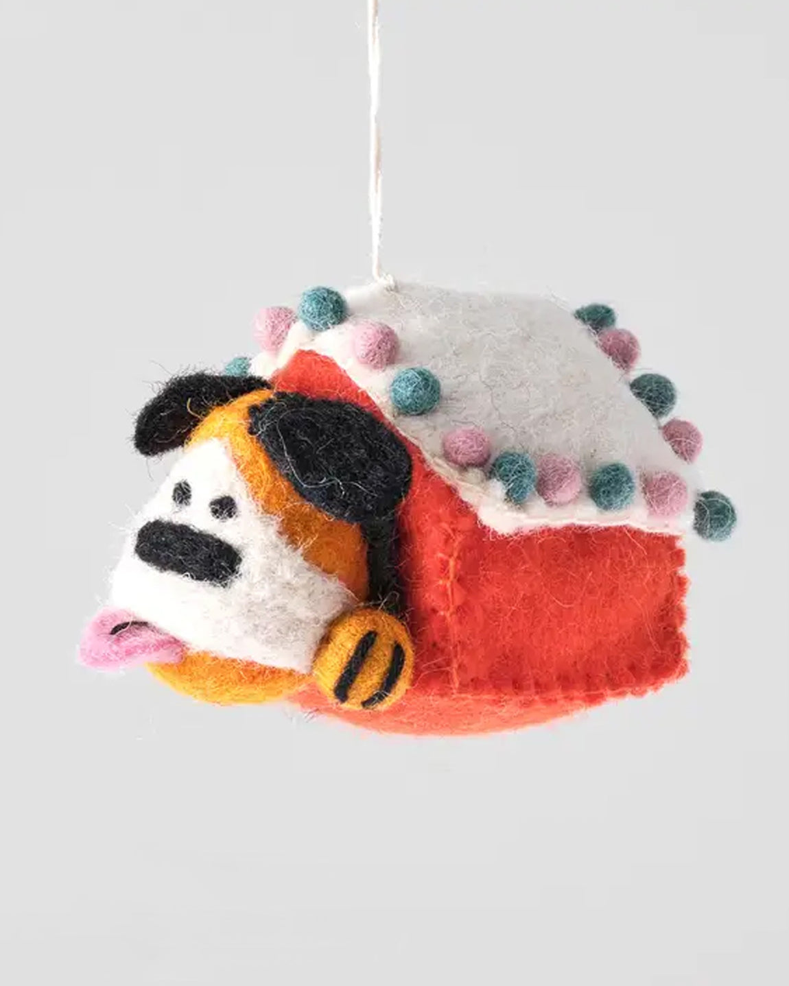 Wrap - Hanging Felt Ornament - Roger Doghouse – Pinky's Melbourne