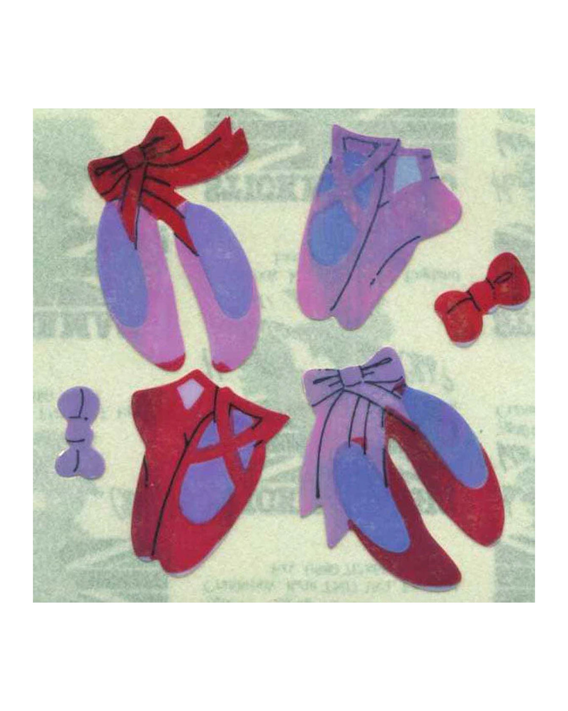 Stickermagic - Tear-off Pearlie Stickers - Ballet Shoes – Pinky's Melbourne