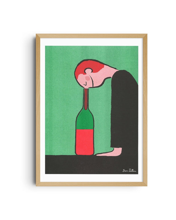 KIBLIND Atelier - Jean Jullien - Bottle A3 Poster – Pinky's Melbourne