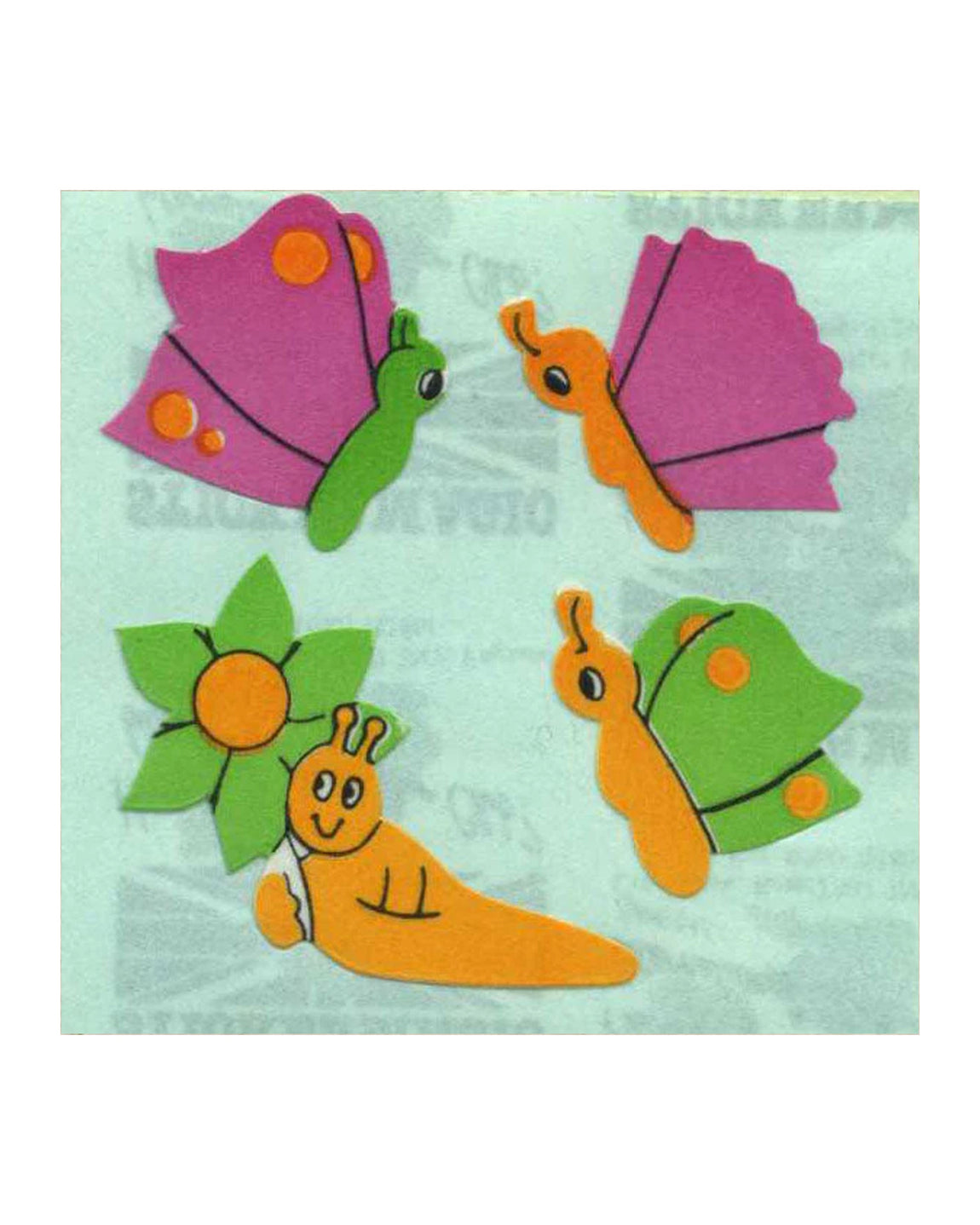 Stickermagic - Tear-off Stickers Square - Butterflies – Pinky's Melbourne