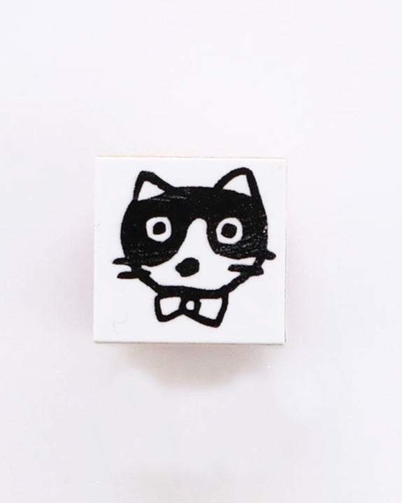 Yumi Kitagishi x Sanby - Gyugyu Stamp - Cat with Bow Tie – Pinky's ...
