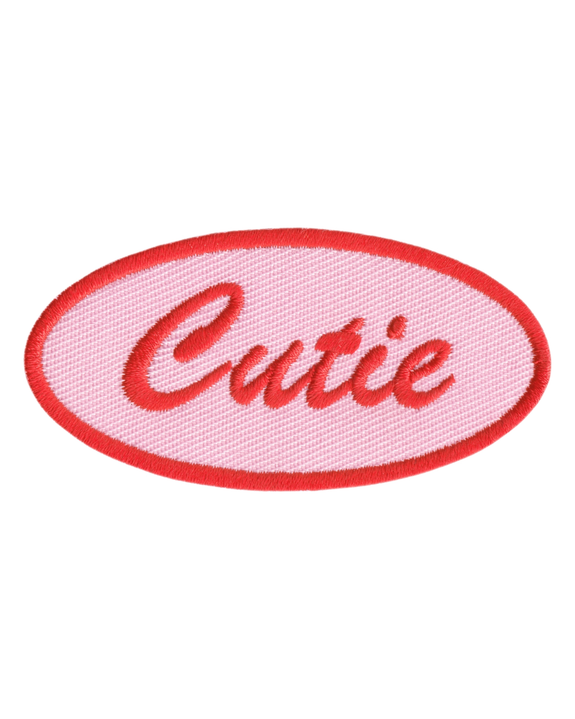 "Cutie" - Diner Name Tag - Patch – Pinky's Melbourne