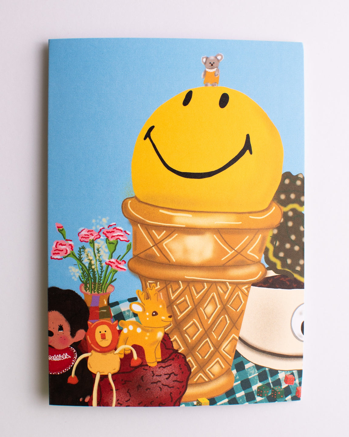 Emily Green - Smiley Still Life Card – Pinky's Melbourne