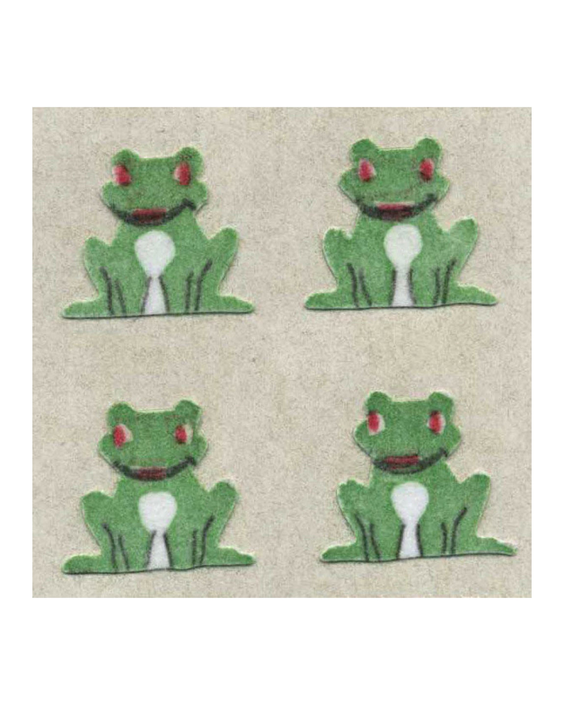 Stickermagic - Furry Tear-off Stickers Square - Frogs Sitting – Pinky's ...