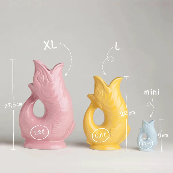 The Original Gluggle Jug - Mini - Cocoa – Pinky's Melbourne
