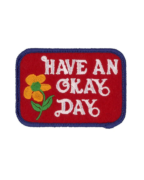 Patch Ya Later - Have An Okay Day - Embroidered Patch – Pinky's Melbourne