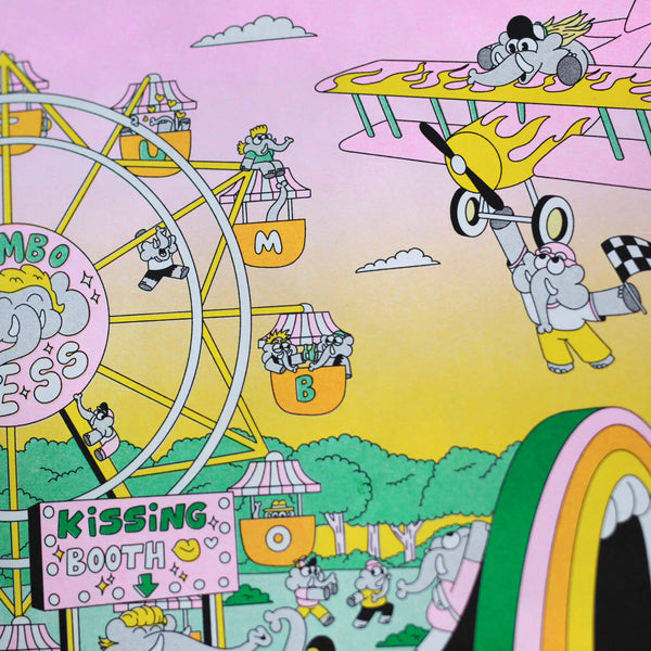Jumbo Press - Jumbo Land A3 Print – Pinky's Melbourne