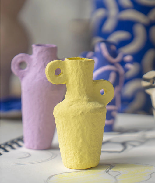 Wrap - Kline Mini Vase Hanging Ornament - Yellow – Pinky's Melbourne