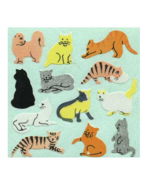 Stickermagic - Tear-off Stickers - Micro Cats – Pinky's Melbourne