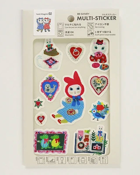 Yumi Kitagishi x Sanby - Multi Stickers - Tea Time – Pinky's Melbourne