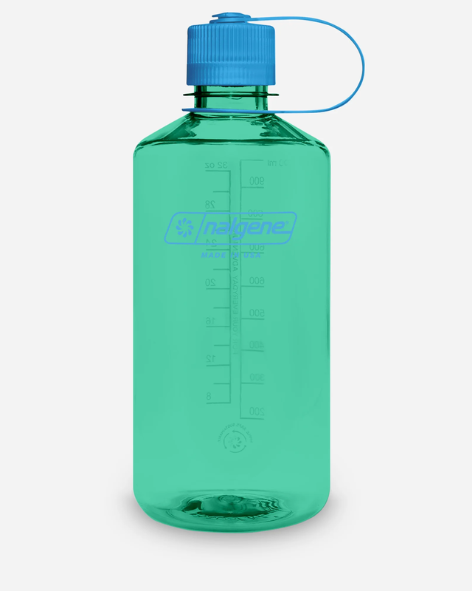 Nalgene - Sustain Narrow Mouth Water Bottle - 1L - Pastel Green – Pinky ...