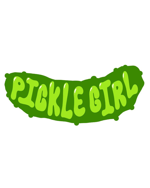 Alex Luciano - Pickle Girl Bumper Sticker – Pinky's Melbourne