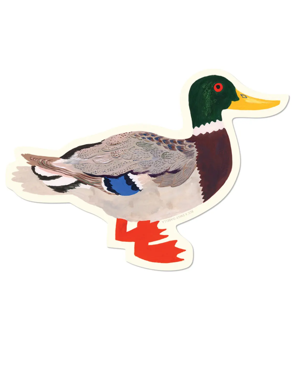 Red Cap Cards - Mallard Sticker – Pinky's Melbourne