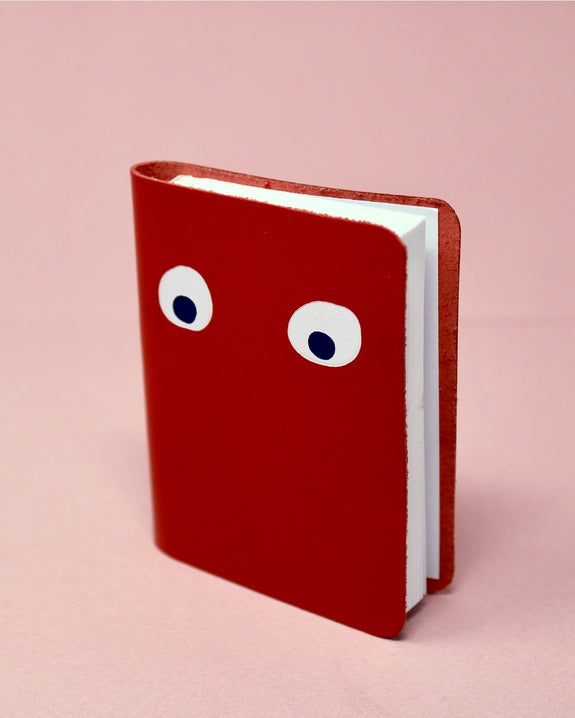 Ark - Googly Eye Mini Notebook - Red – Pinky's Melbourne