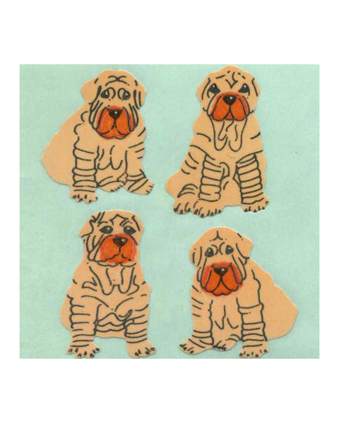 Stickermagic - Tear-off Stickers Square - Shar Peis – Pinky's Melbourne