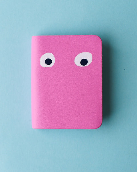 Ark - Googly Eye Mini Notebook - Pink – Pinky's Melbourne